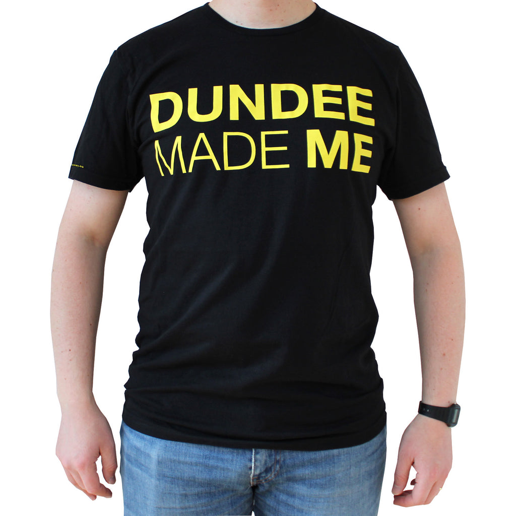 Dundee Made Me T Shirt Black Dundee Contemporary Arts