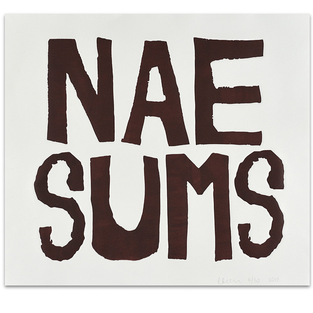 Nae Sums | Dundee Contemporary Arts