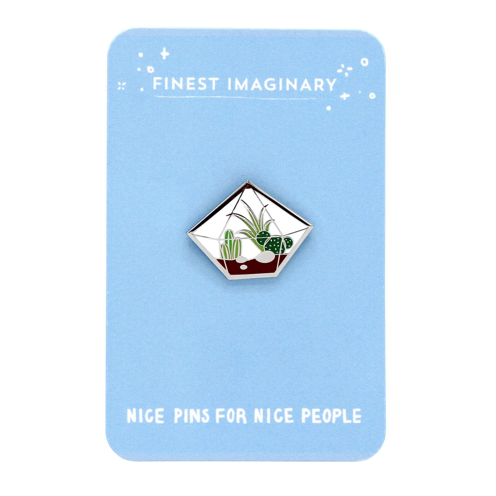 Diamond Terrarium Enamel Pin | Dundee Contemporary Arts